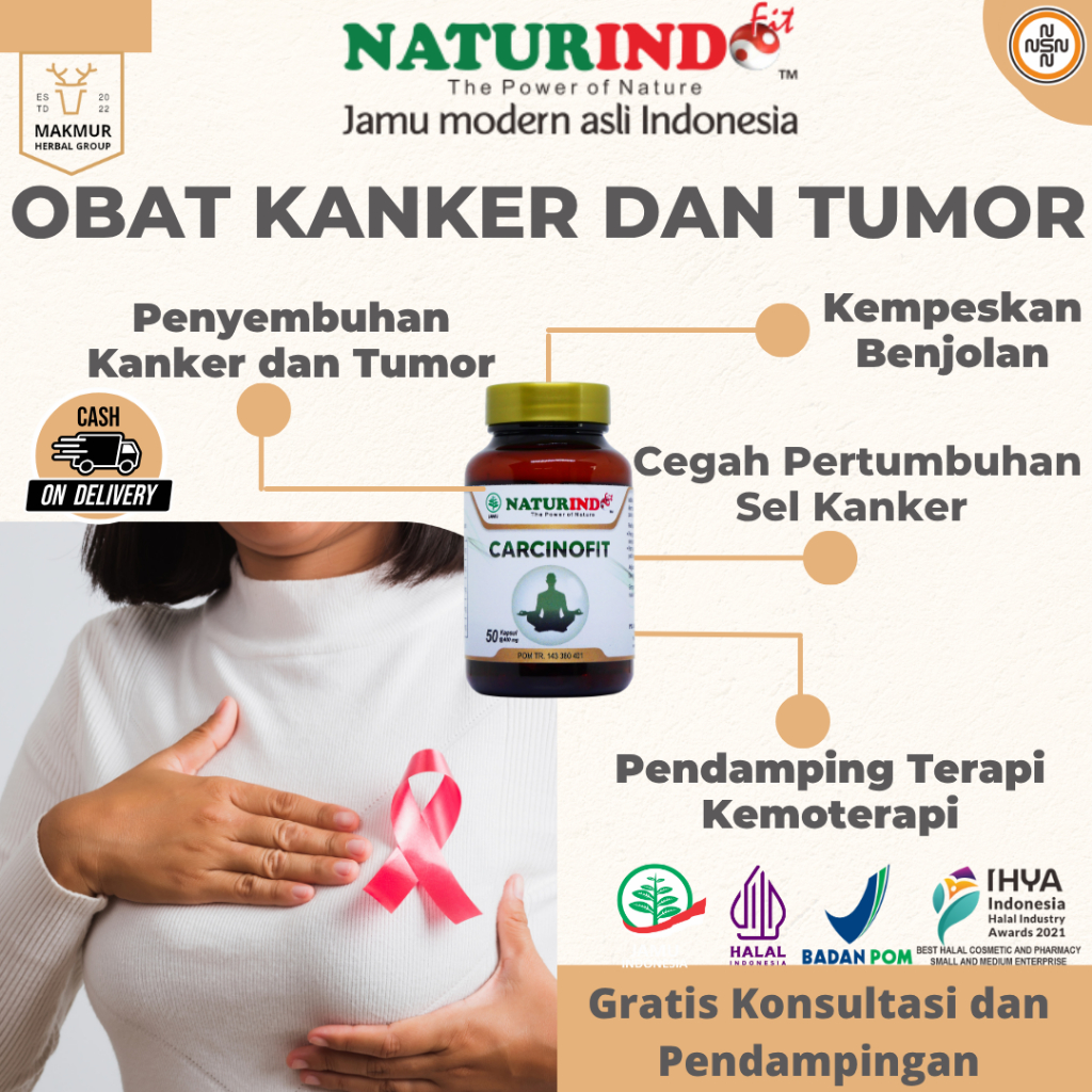 Jual Obat Benjolan Payudara Kanker Tumor Paling Ampuh Carcinofit dan ...