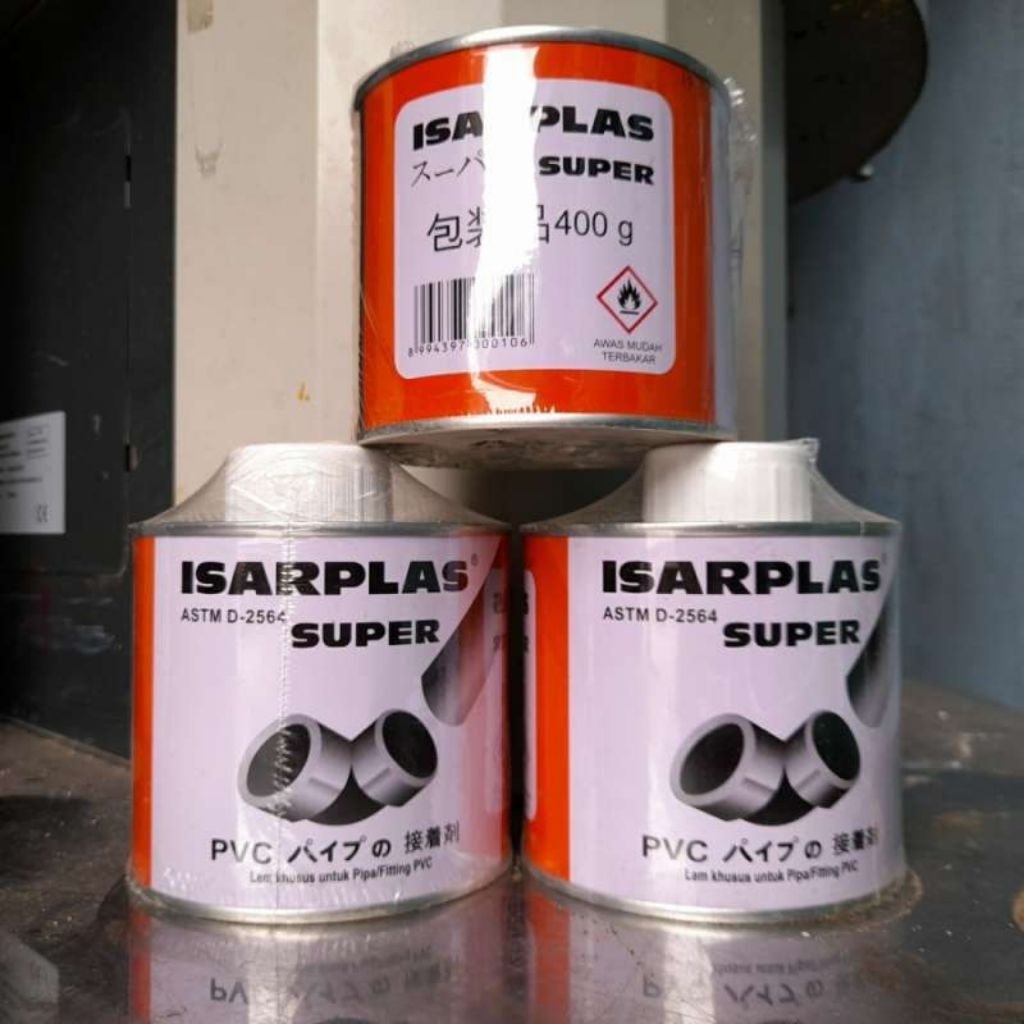 Jual lem pipa pvc isarplas 400 gram | Shopee Indonesia