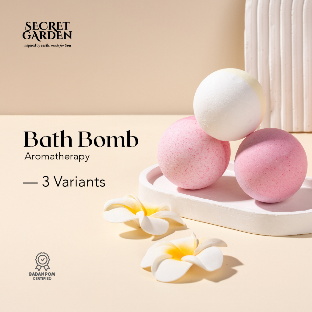 Jual Secret Garden - Bath Bomb Aromatherapy 200gr | Sabun Mandi Bathtub ...