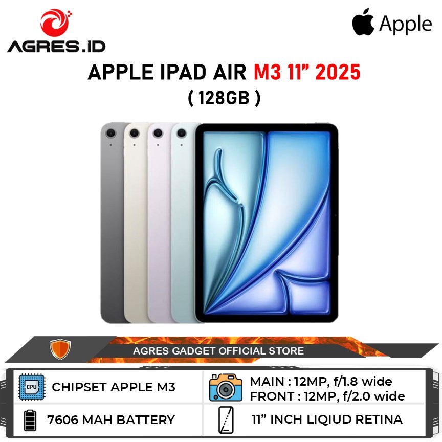 Jual Apple Ipad Air M3 11 2025 Wifi 128gb Garansi Resmi Indonesia