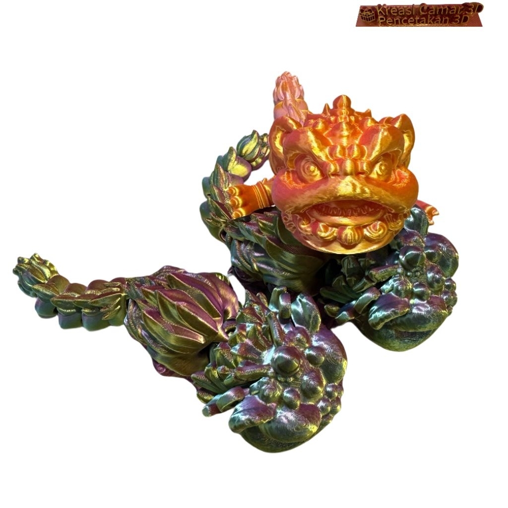 Jual Mainan Singa Barongsai 3D printing, Miniatur Singa Barongsai ...