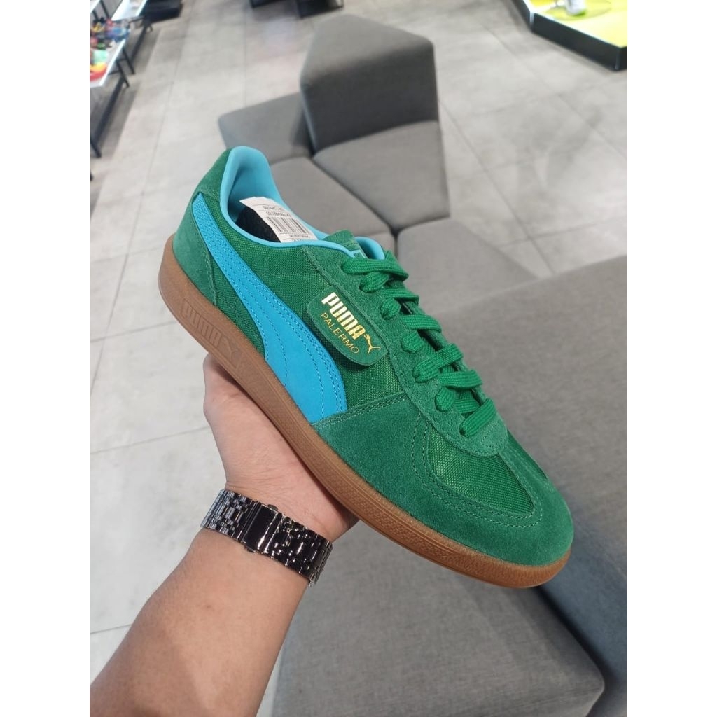 Jual Puma palermo vintage green for men original | Shopee Indonesia