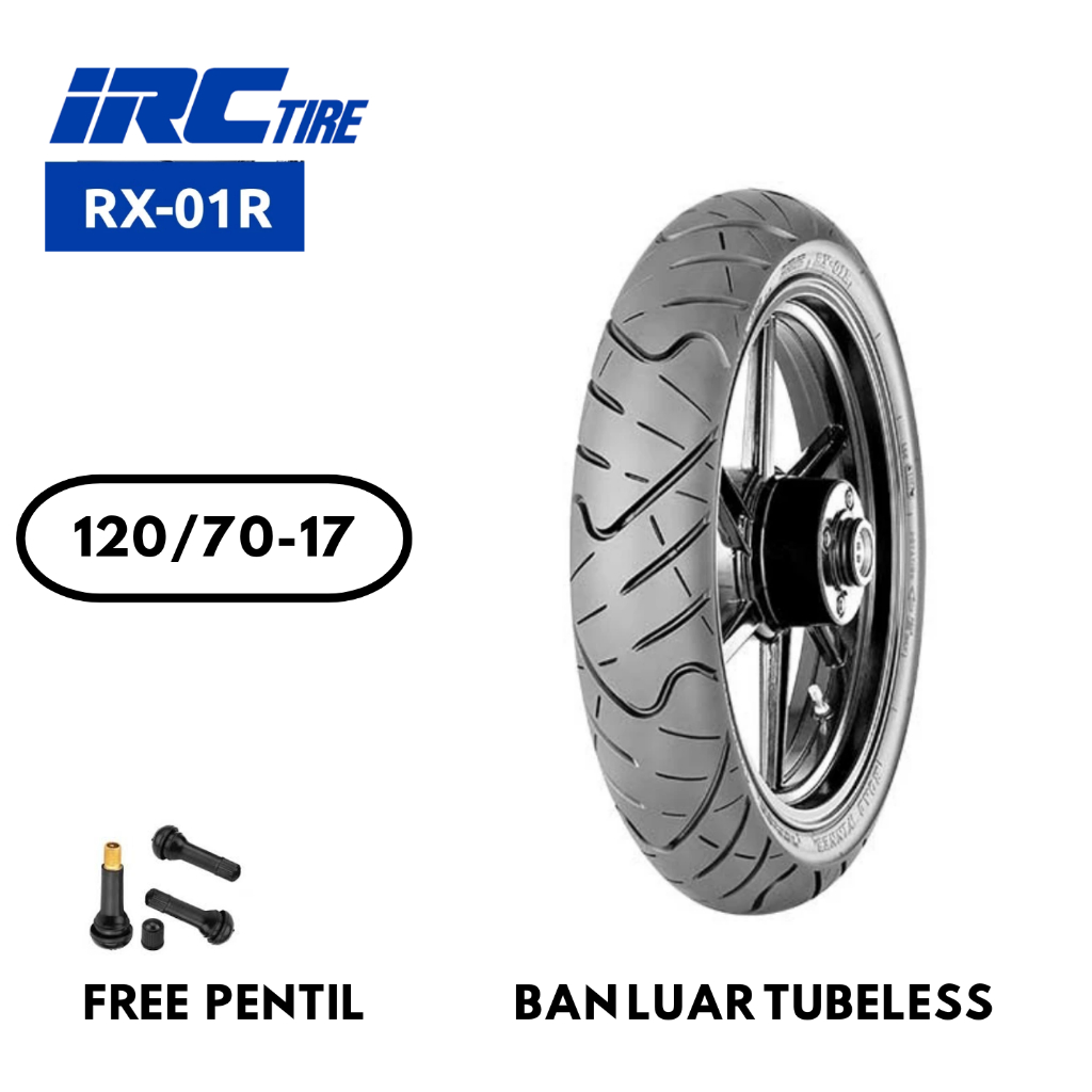 Jual Ban Luar IRC Tubeless Ring 17 120/70-17, 130/70-17 dan 140/70-17 ...