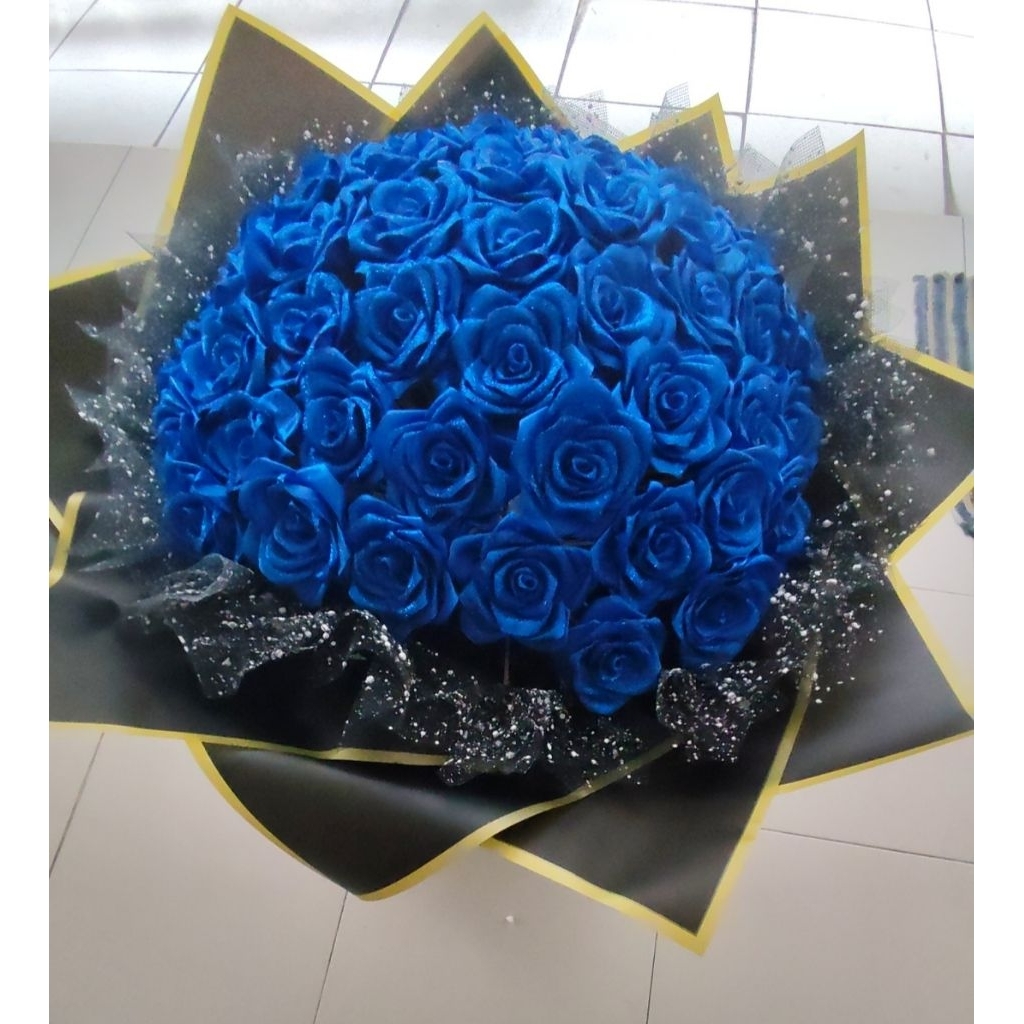Jual Buket bunga satin 50 tangkai | Shopee Indonesia