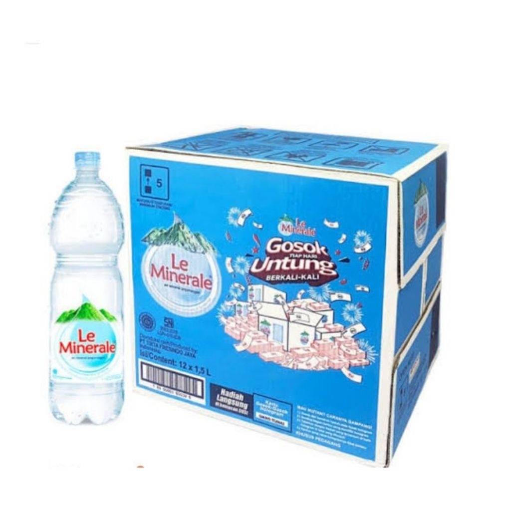 Jual le minerale air minum 330/600/1500 ml 1 dus isi 12/24 botol | Shopee Indonesia