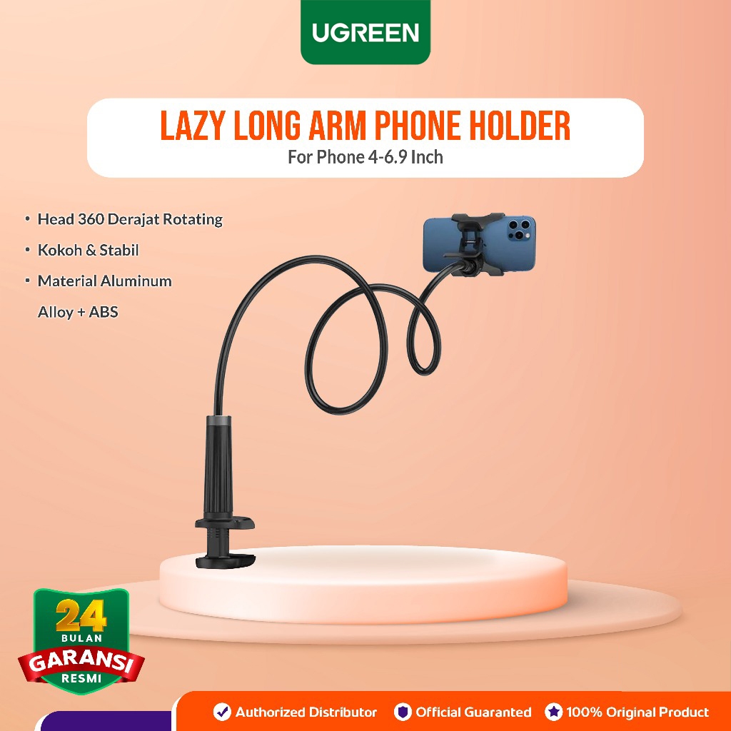 Jual UGREEN 80906 Lazypod Stand Holder Phone 360 Penjepit Dudukan ...
