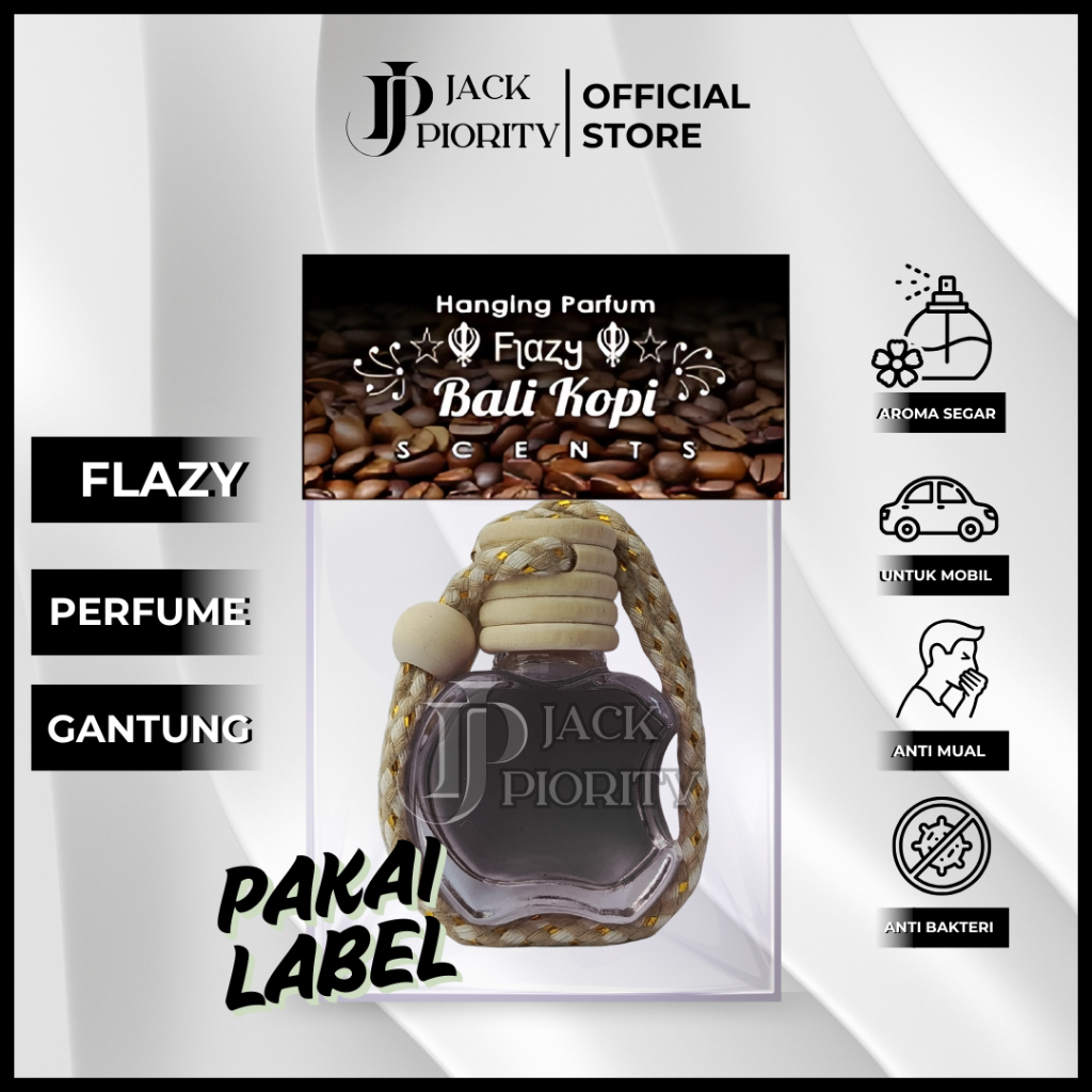 Jual PARFUM GANTUNG MOBIL 10 ML BOTOL APEL / ANTIK FLAZY PAKAI LABEL ...