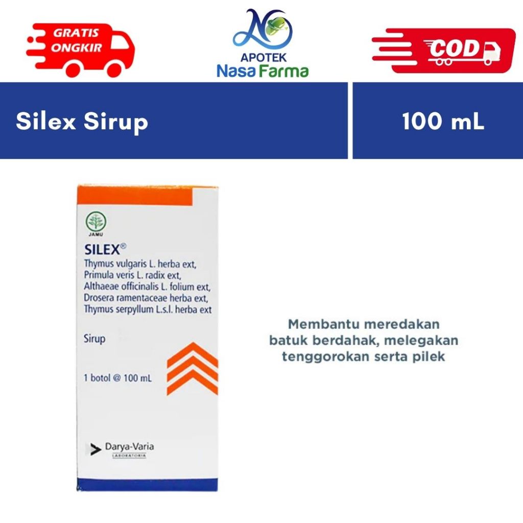 Jual Silex Sirup Botol @100 mL - Obat Baruk Berdahak dan Pilek | Shopee ...