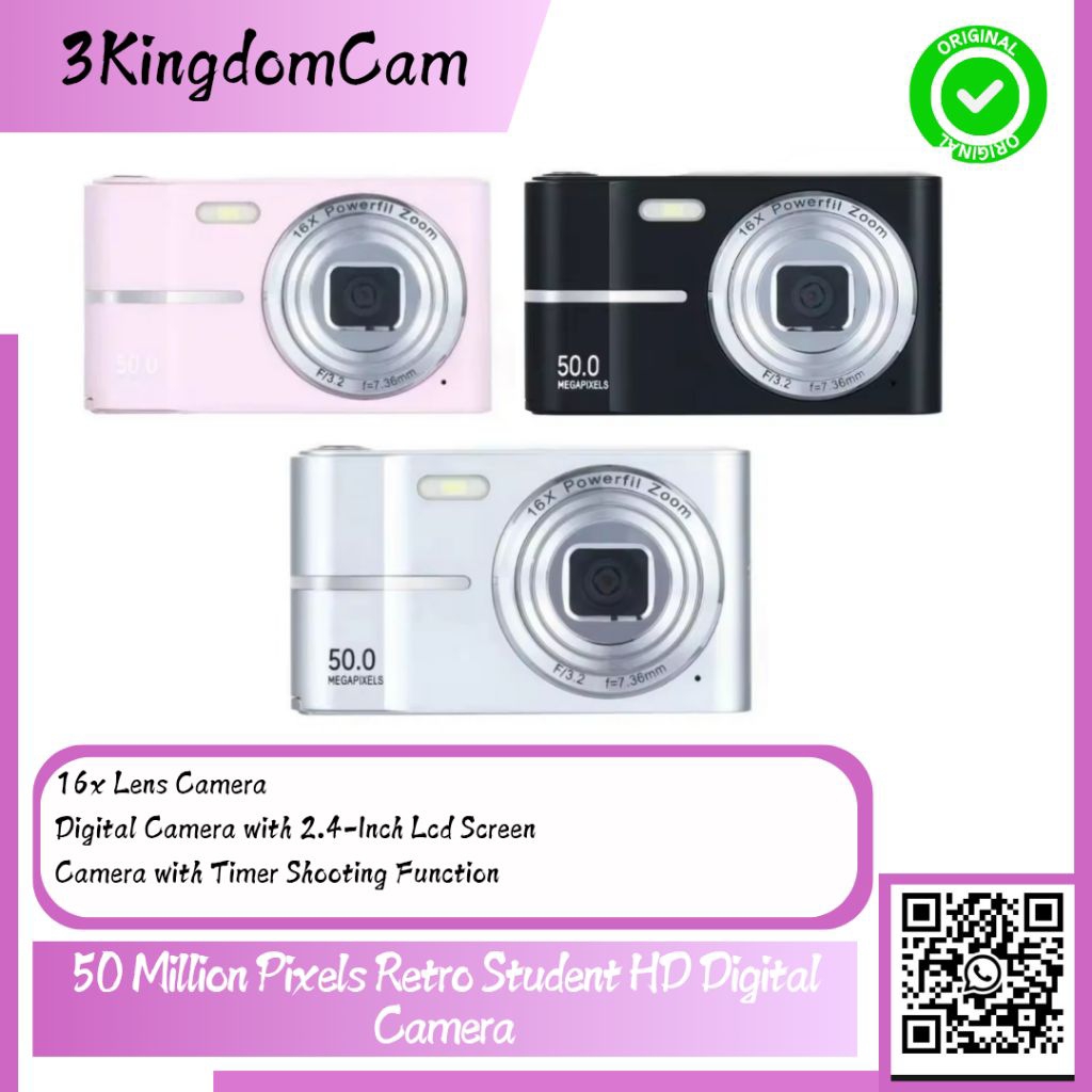 Jual 50 Million Pixels Retro Student HD Digital Camera | Shopee Indonesia