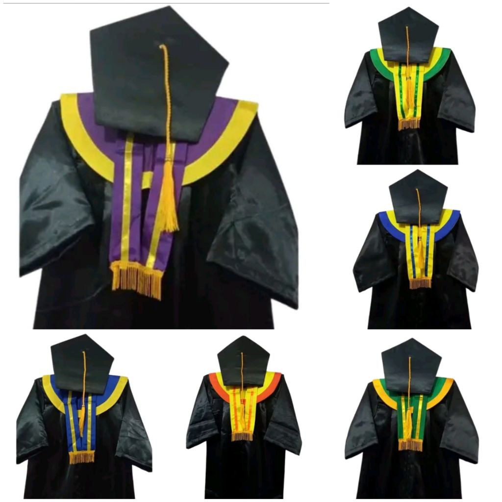 Jual Toga wisuda Kalung Rumbai / Baju wisuda anak / Toga wisuda ...
