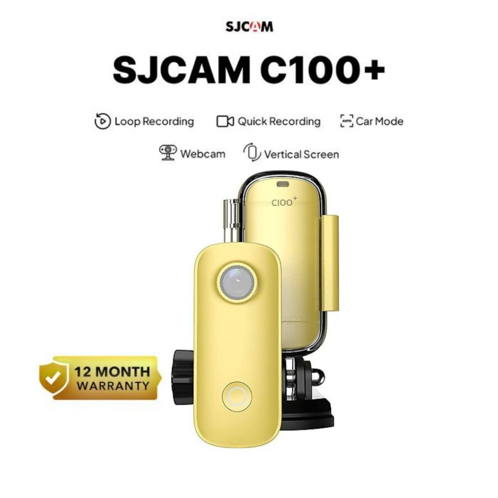 Jual SJCAM C100 Plus Body Cam thumb magnetic mini Camera | Shopee Indonesia