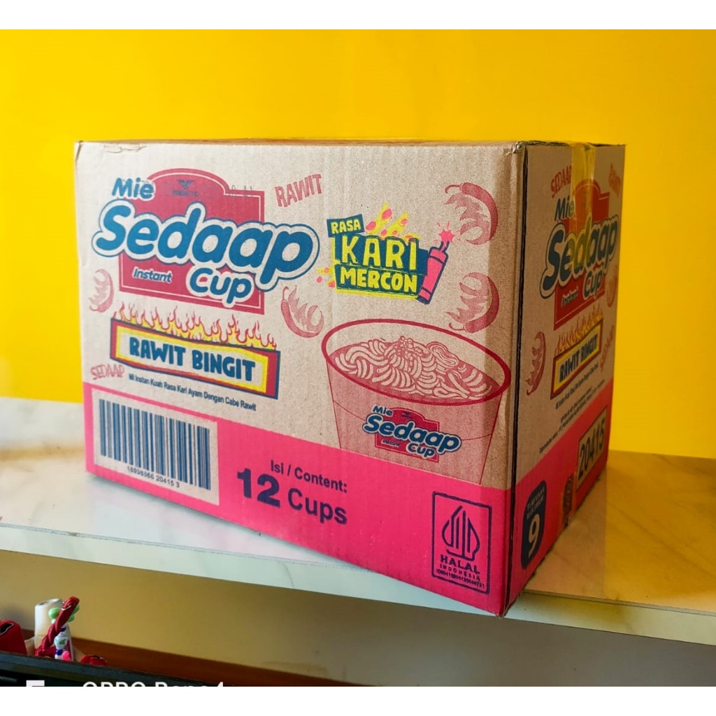 Jual 1 Dus Mie Sedaap Cup kuah/goreng isi 12 cup | Shopee Indonesia
