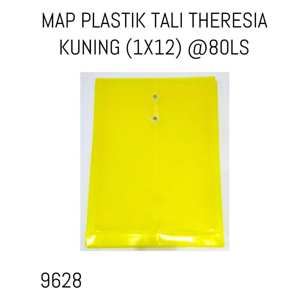 Jual (1 PCS) Map Tali Plastik Folio/Amplop Tali Transparan/File Folder ...