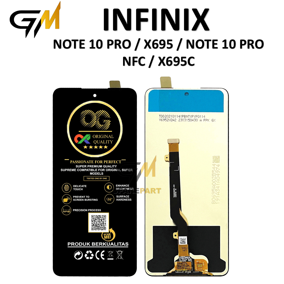 Jual LCD TOUCHSCREEN INFINIX NOTE 10 PRO / X695 / NOTE 10 PRO NFC ...