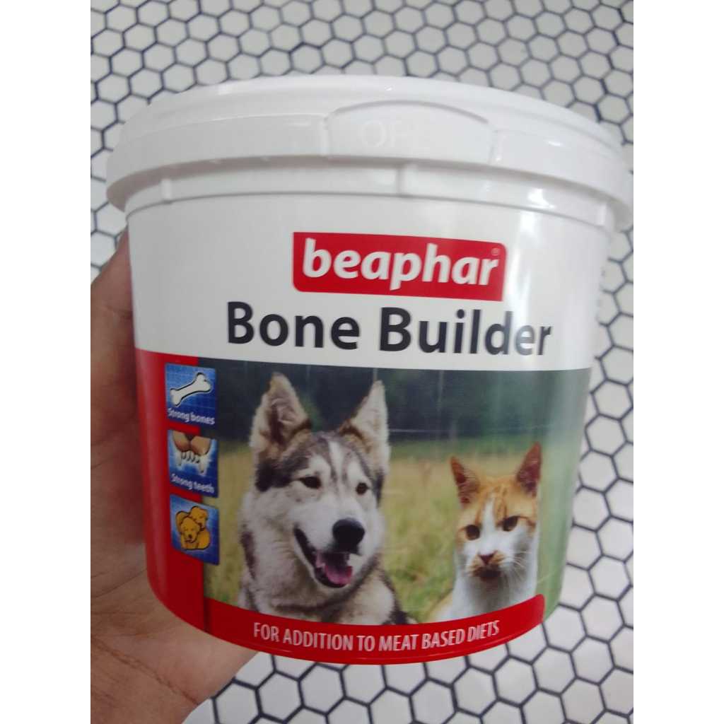 Jual Beaphar Bone Builder 500gr Supplement For Dog & cat Calcium ...