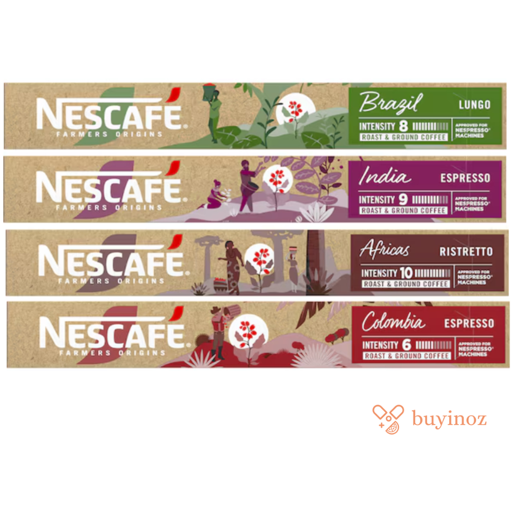 Jual Nescafe Farmers Origin Pods Coffee Capsule 10 pack Nespresso ...