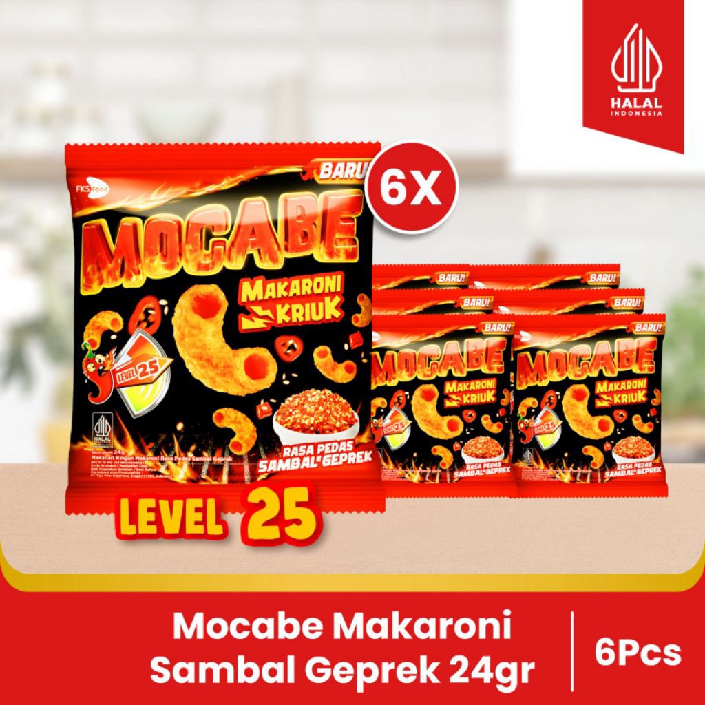 Jual Paket Bundling - Macaroni Mocabe - Sambal Geprek - 24gr - 6pcs ...
