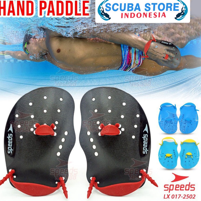 Jual KODE Q6Q Hand Paddle Pad Speeds Swim Swimming Alat Latihan Belajar ...
