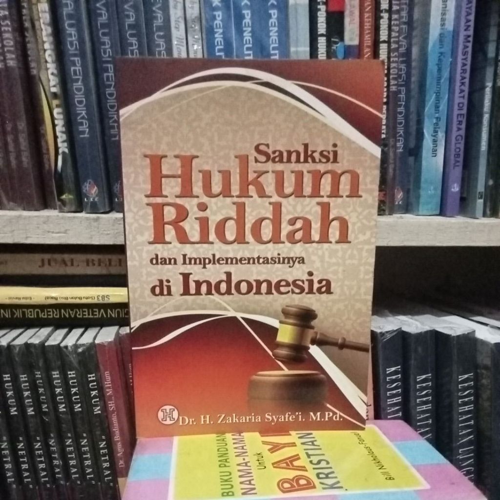 Jual sanksi hukum riddah dan implementasinya di Indonesia | Shopee ...