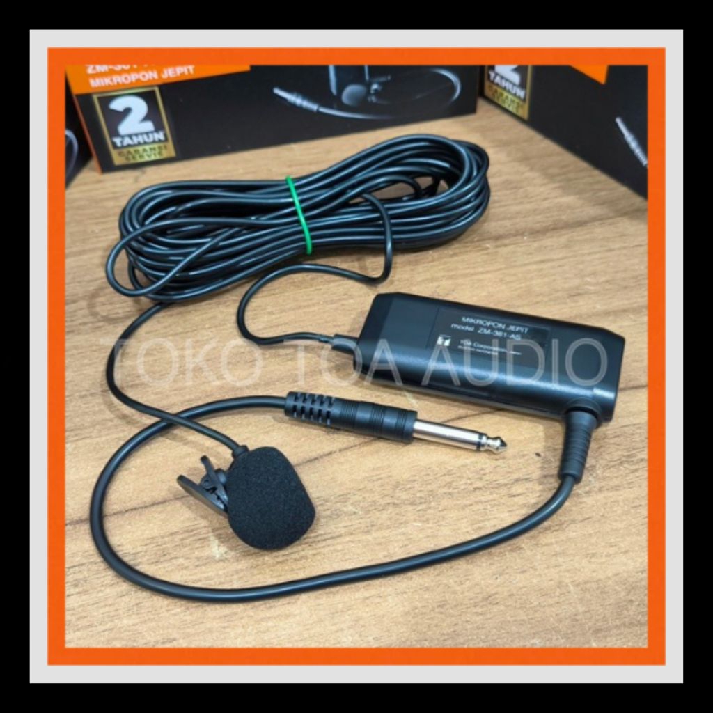Jual MIKROFON JEPIT MIC KANCING MICROPHONE KABEL TOA ZM-361 ZM 361 ORIGINAL MIC KANCING | Shopee ...
