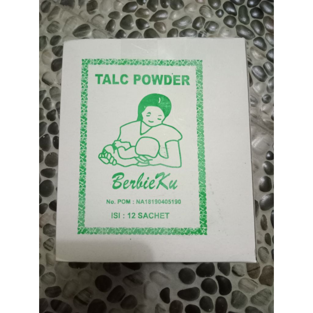 Jual talk powder berbiku netto 50gr kemasan SASET harga perlusin ...