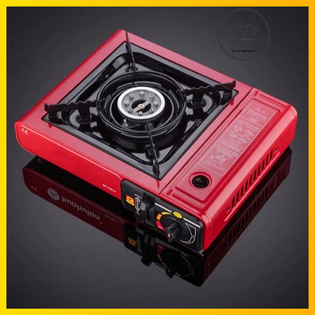 Jual [ RH ] kompor gas 1 tungku portable camping koper | Shopee Indonesia
