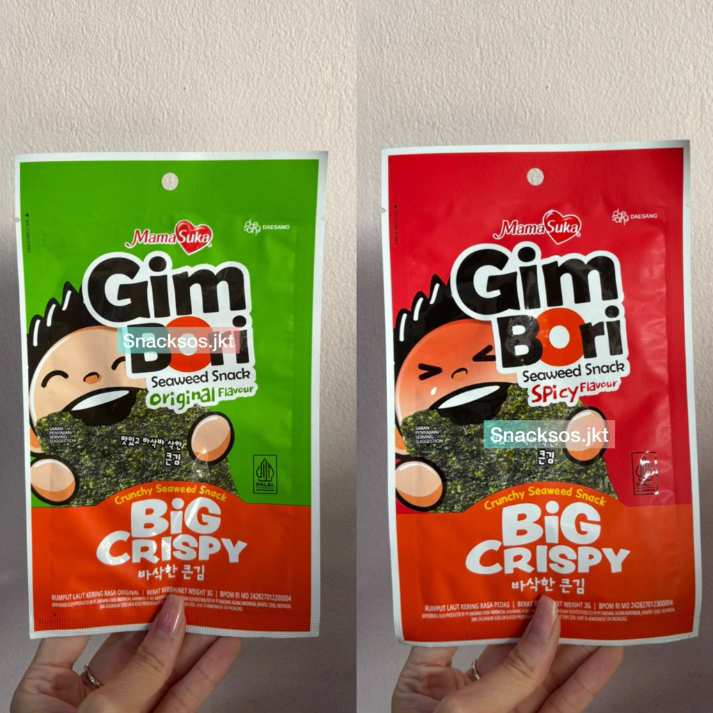 Jual MAMASUKA GIMBORI BIG CRISPY SHEETS SEAWEED - RUMPUT LAUT | Shopee ...