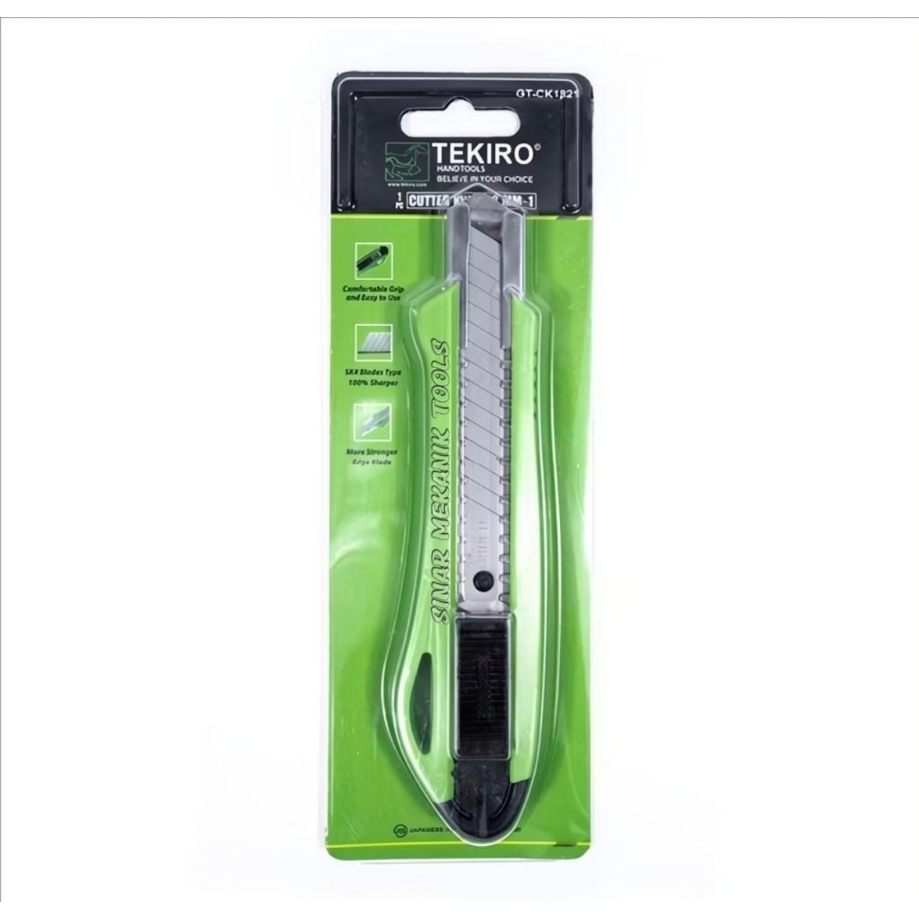 Jual Tekiro Pisau Cutter Besar Ukuran 18 mm / Cutter Knife | Shopee ...