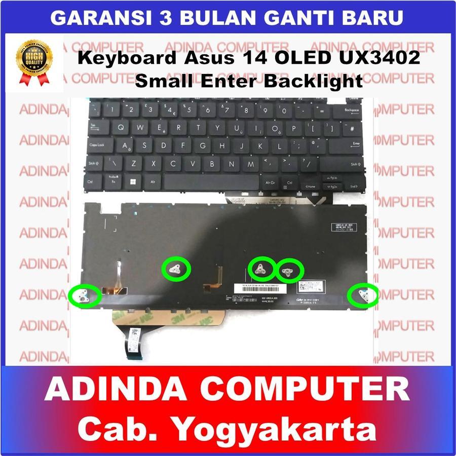 Jual Keyboard Asus Zenbook 14 OLED UX3402 UM3402ZA Small Enter ...