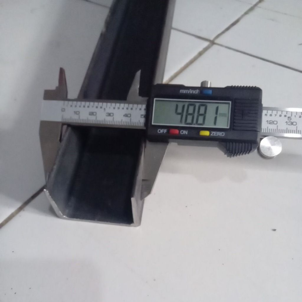 Jual BESI KANAL U/3cmX5cmx3cm/100cm/TEBAL+-2.6mm/BESI SERBAGUNA/MATRIAL ...