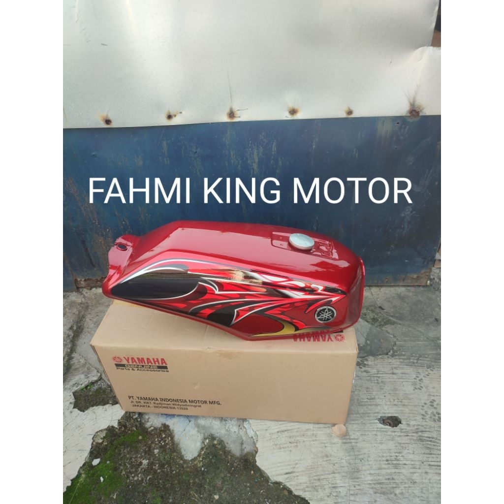 Jual TANGKI RX KING MERAH ORIGINAL YGP GRES BARU STRIPING 2006 MERAH ...