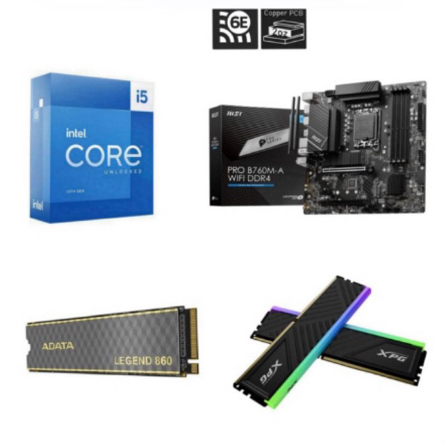 Jual Paket Processor Gaming Intel Core i5 13400 / i5 13400F Box Gen 13 LGA 1700 RAM DDR4 B760 ...