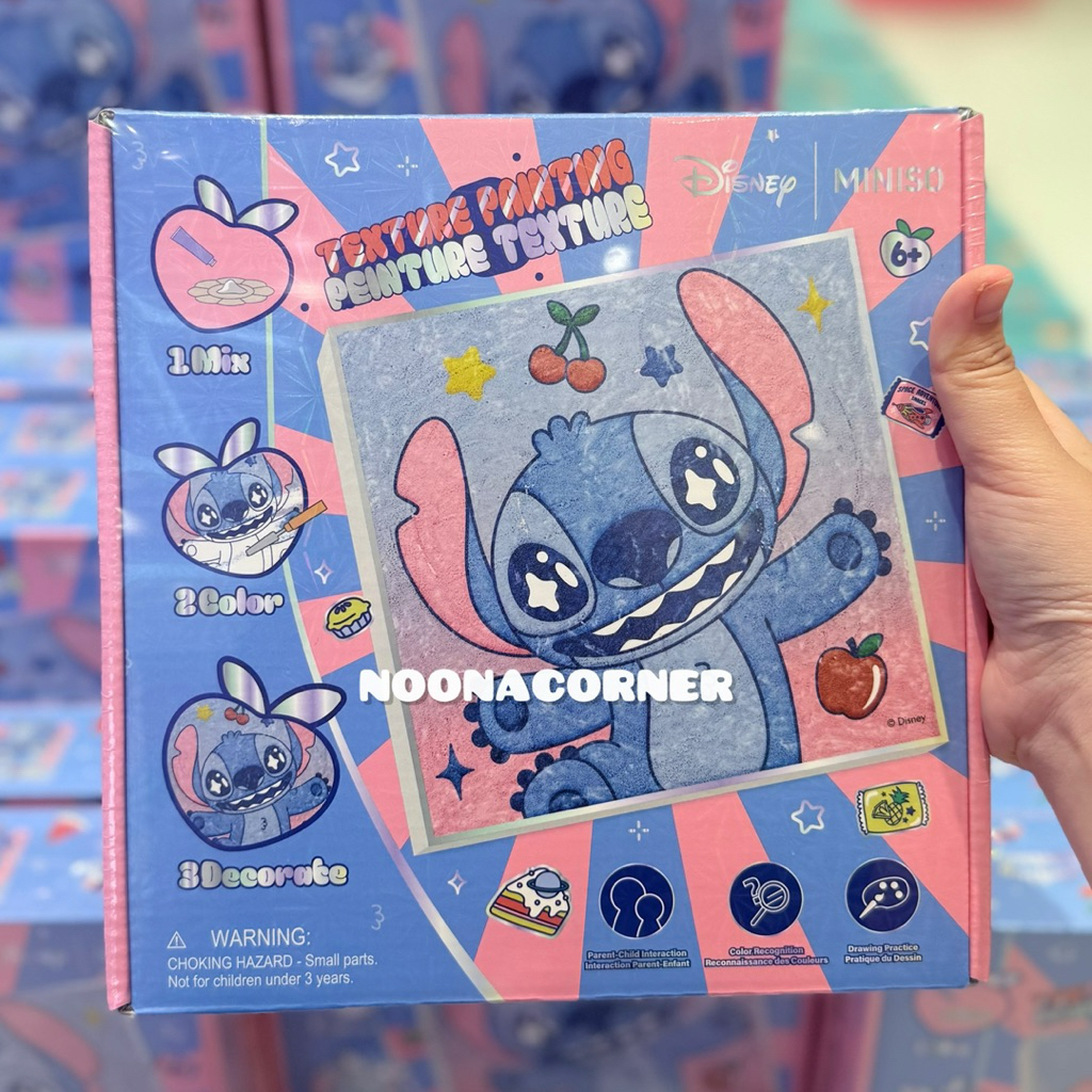 Jual Miniso x Disney ‼️ DIY Texture Painting Stitch Dinner Party ...