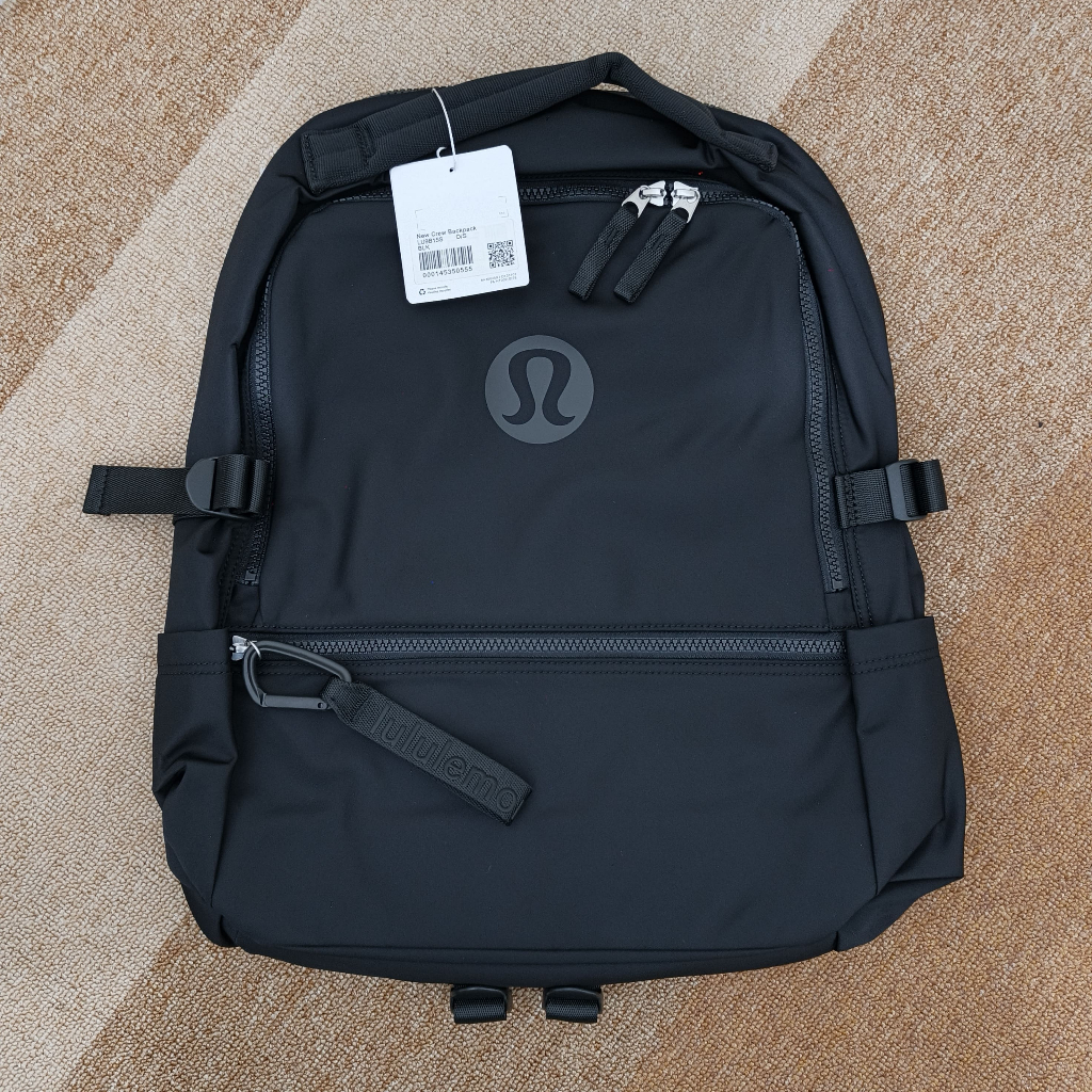 Jual Tas Lululemon New Crew Backpack Original Black Ransel Laptop Pria ...
