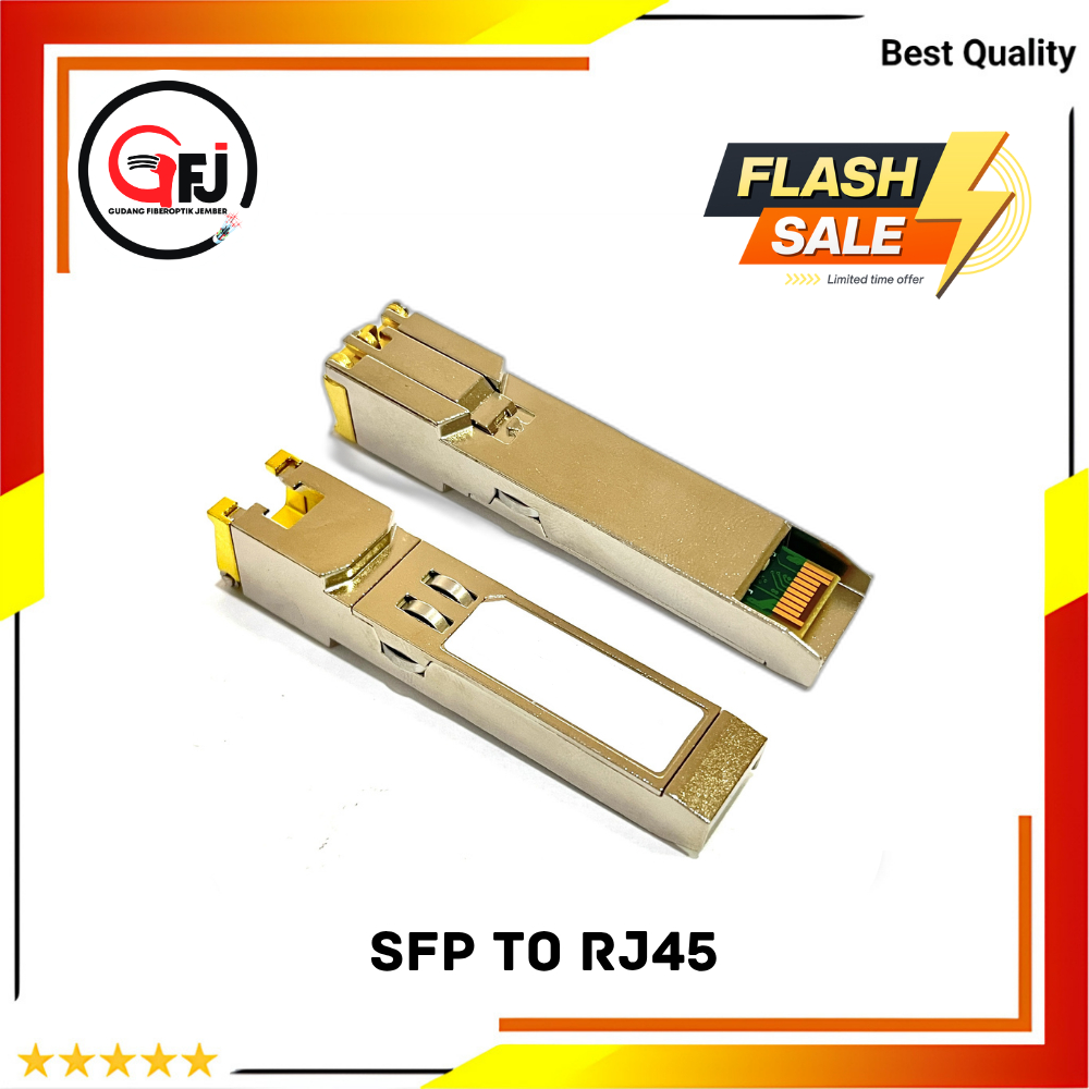 Jual [BEST QUALITY] SFP TO RJ45 1.25G COPPER GIGABIT ORIGINAL | Shopee ...