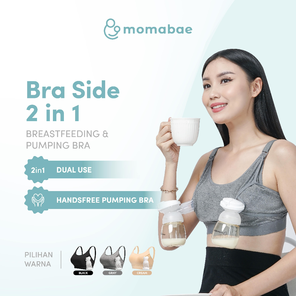 Jual MOMABAE - Side 2 in 1 Bra Menyusui | Pumping Bra & Nursing Bra ...