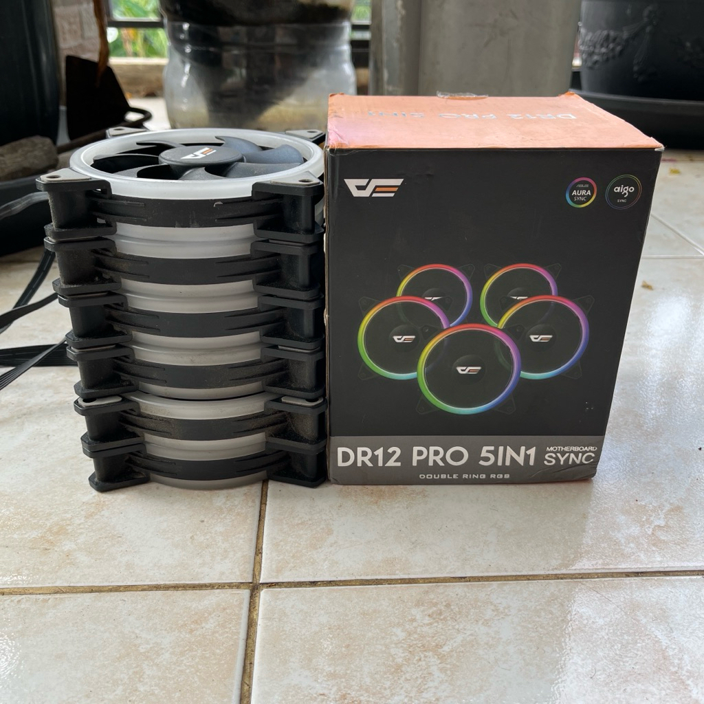 Jual FAN AIGO DARKFLASH DR12 PRO 6 PCS | Shopee Indonesia