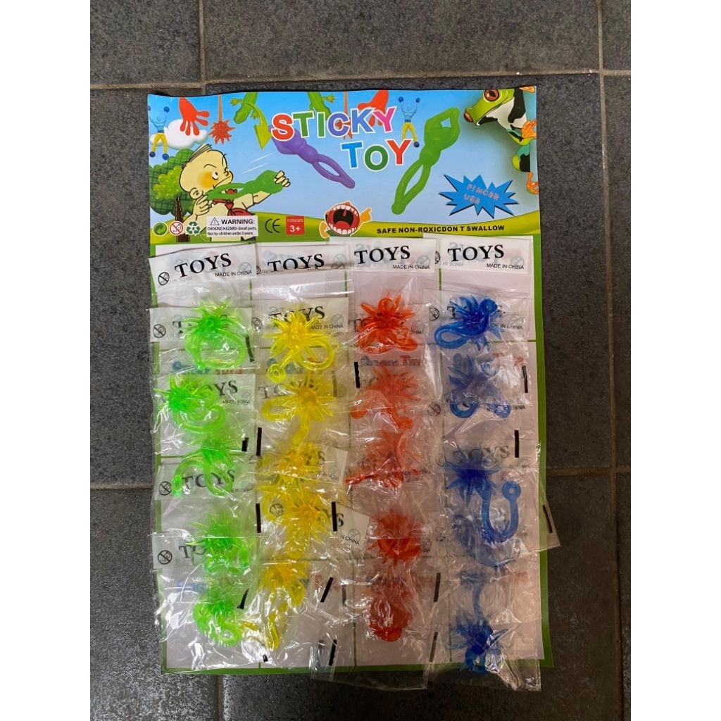 Jual Mainan Anak Sticky Duri Lembaran | Isi 20 Pcs | Shopee Indonesia