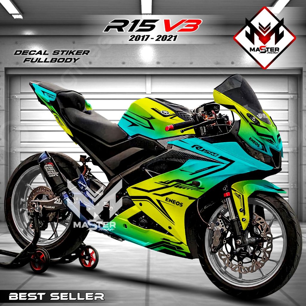 Jual Decal R15 V3 Stiker Decal Motor R15 V3 Sticker Yamaha R15 V3 ...