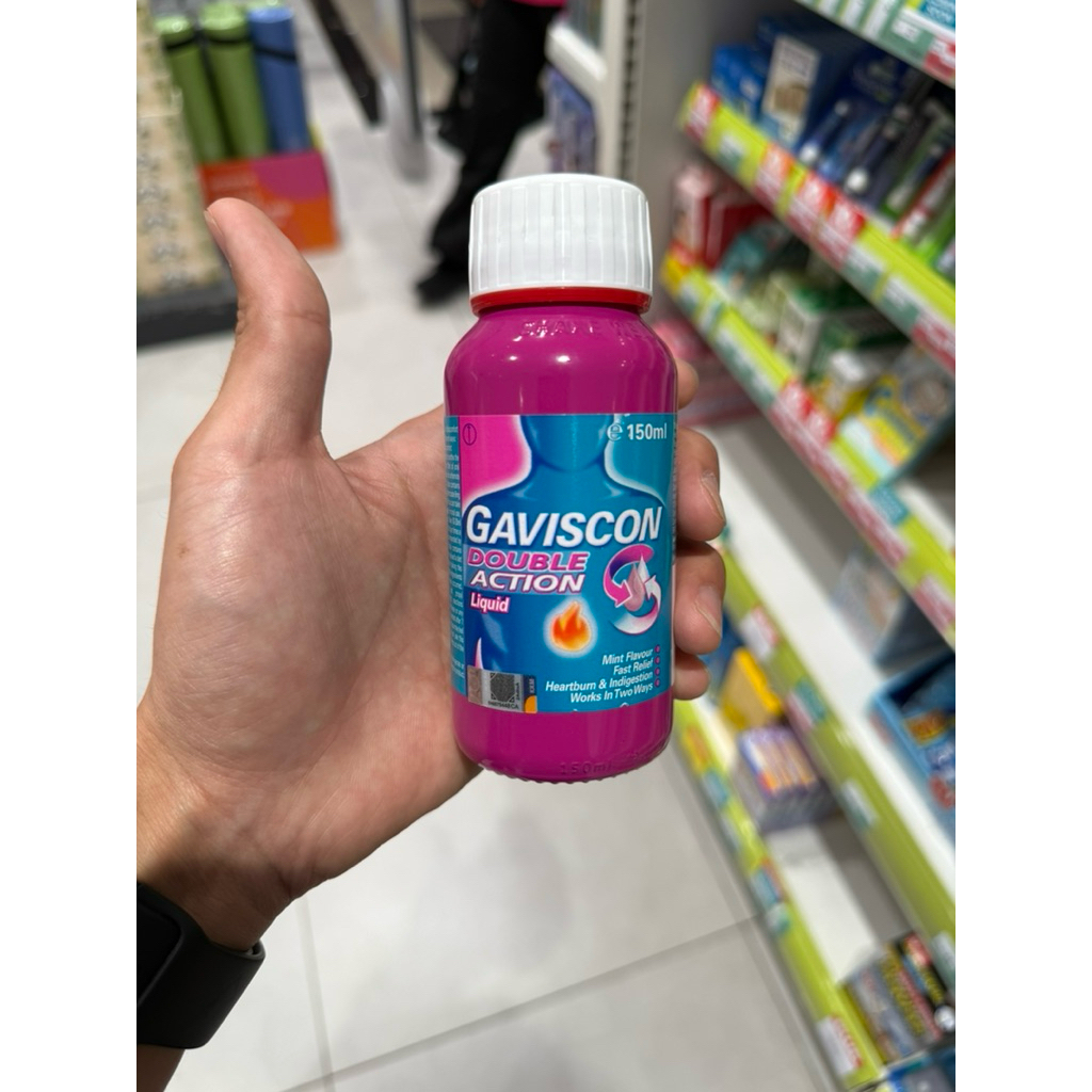 Jual gaviscon obat maag double action / advance / peppermint 150ml ...