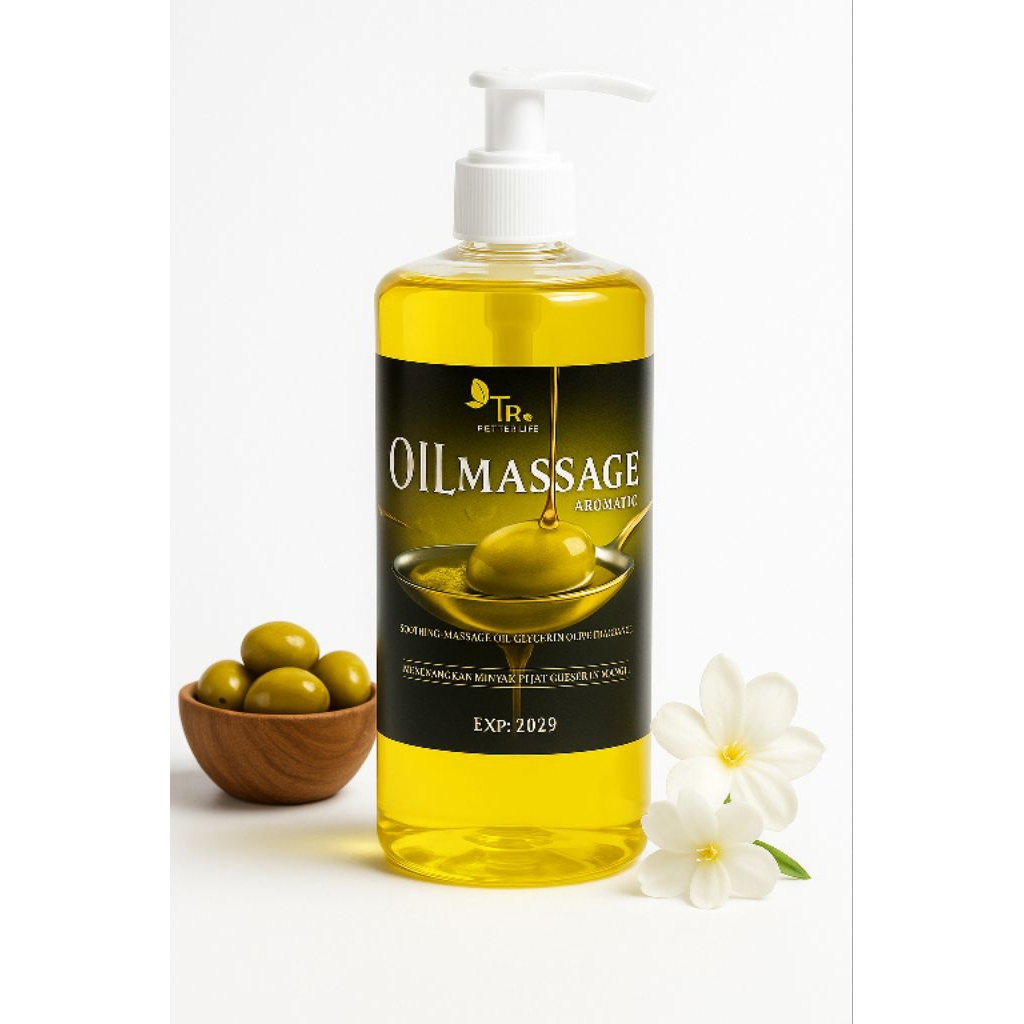 Jual Massage Oil Aromaterapi 500ml Botol Pump | Minyak Pijat Aromatic ...