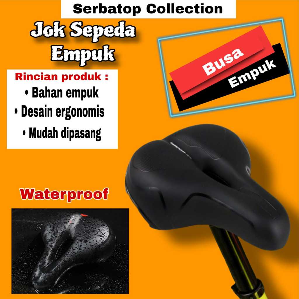 Jual Jok Sepeda Super Empuk Tebal Sadel Sepeda Taffsport Ventilasi ...