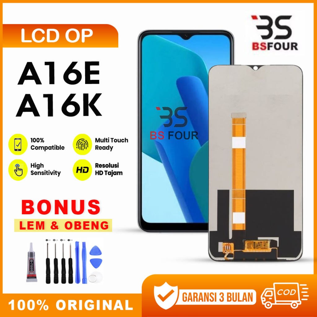Jual LCD OP A16E / A16K FULLSET TOUCHSCREEN ORIGINAL | Shopee Indonesia