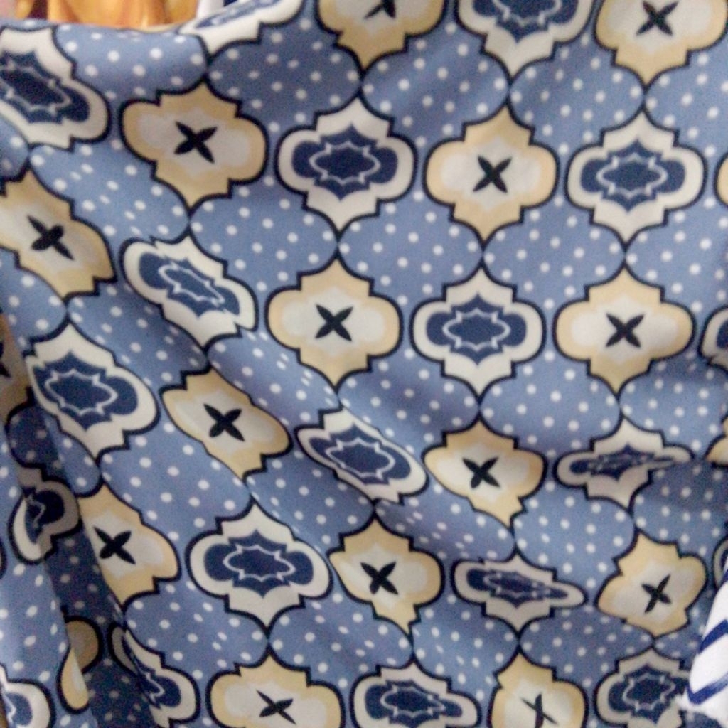 Jual kain Wolfis motif etnik - (APT) - kain Monalisa premium - kain ...
