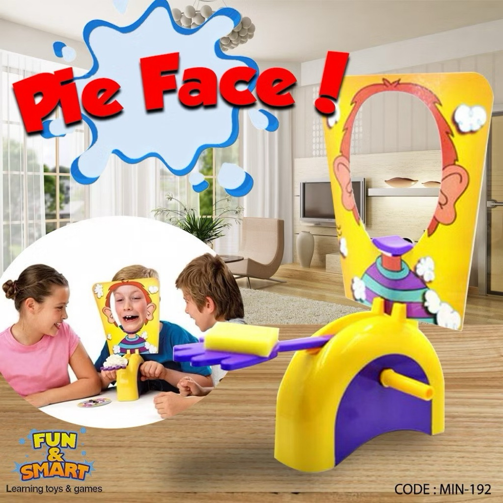 Jual Mainan Pie Face Game Challenge keluarga seru / Game tabok muka pie ...