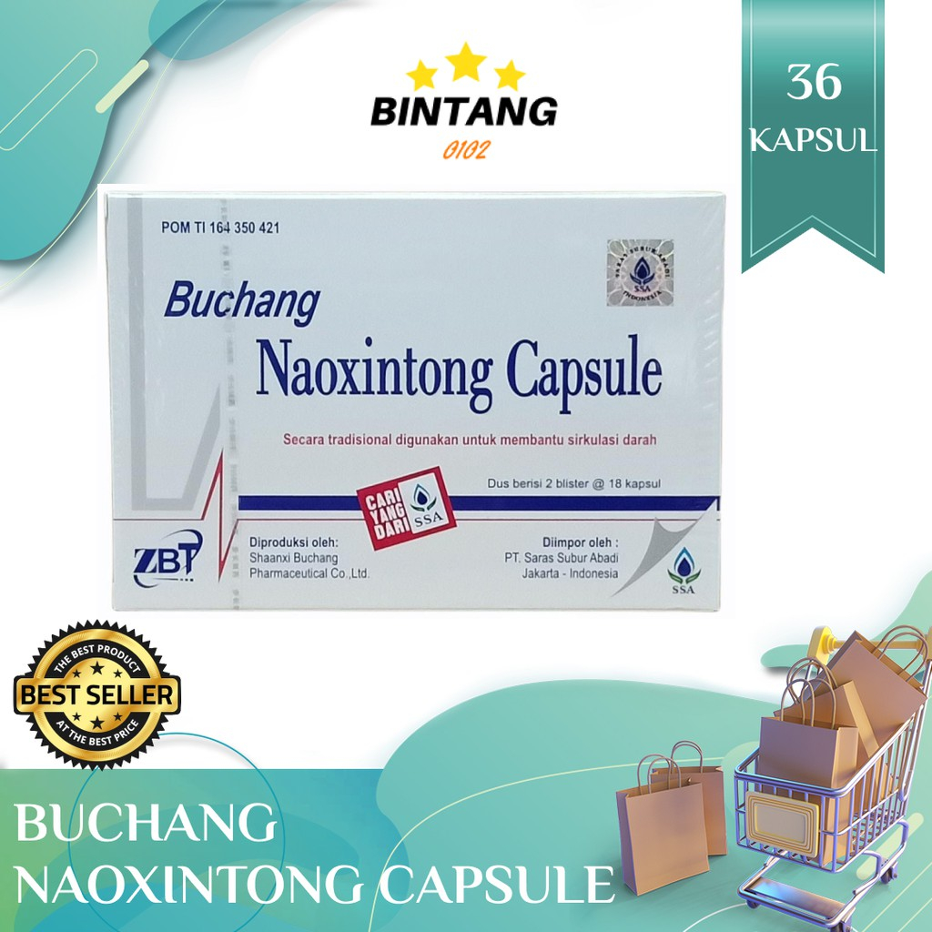 Jual (dus)36's Buchang NAOXINTONG / NAO XIN TONG DUS (obat pelancar ...
