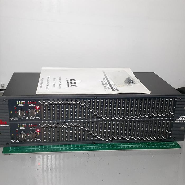 Jual ORIGINAL Equalizer DBX 2231 Limiter with type III NR/2x31 Channel by Harlan ( like new ...