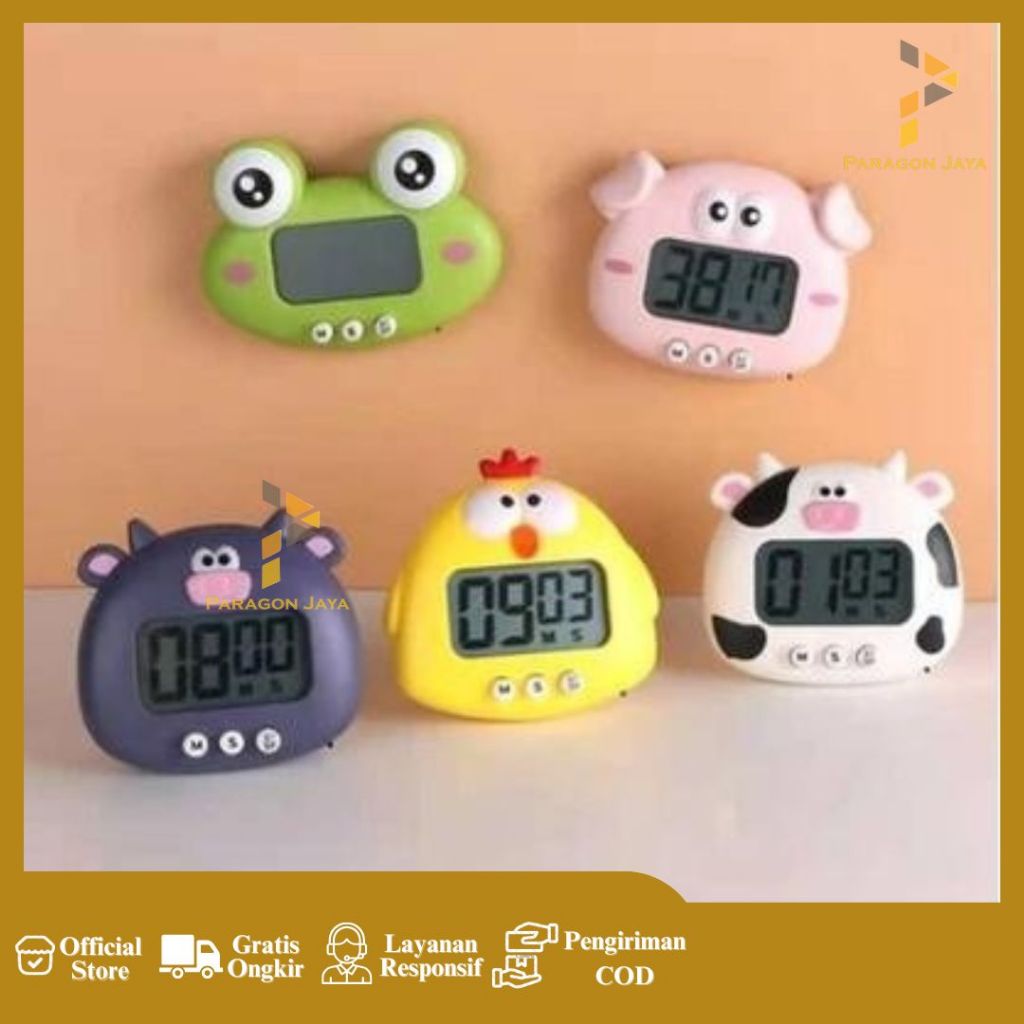 Jual Digital Timer Kitchen / Timer Karakter / Timer Alarm / Stopwatch ...