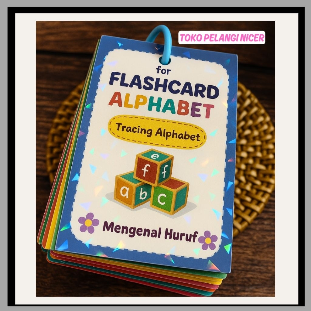Jual Kartu Flashcard Alphabet - Abjad ABC Anak – Kartu Edukasi Tracing ...