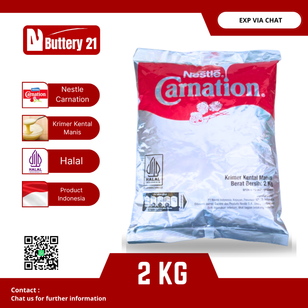 Jual NESTLE CARNATION 2 KG/SUSU KRIMER KENTAL MANIS/SUSU KENTAL MANIS ...